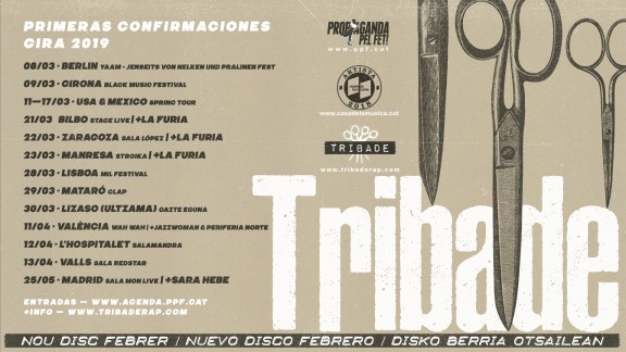 Tribade prepara un 2019 intens amb disc i gira | Enderrock.cat